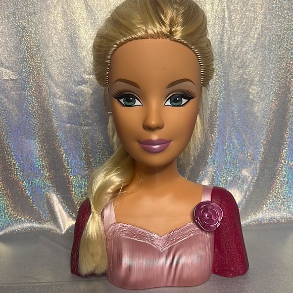 Barbie | Toys | Barbie Hair Stylist Battery Operated Play Head ...